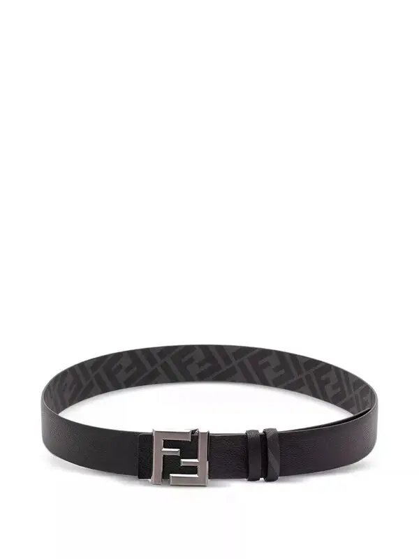 Fendi Leather Belt - Black