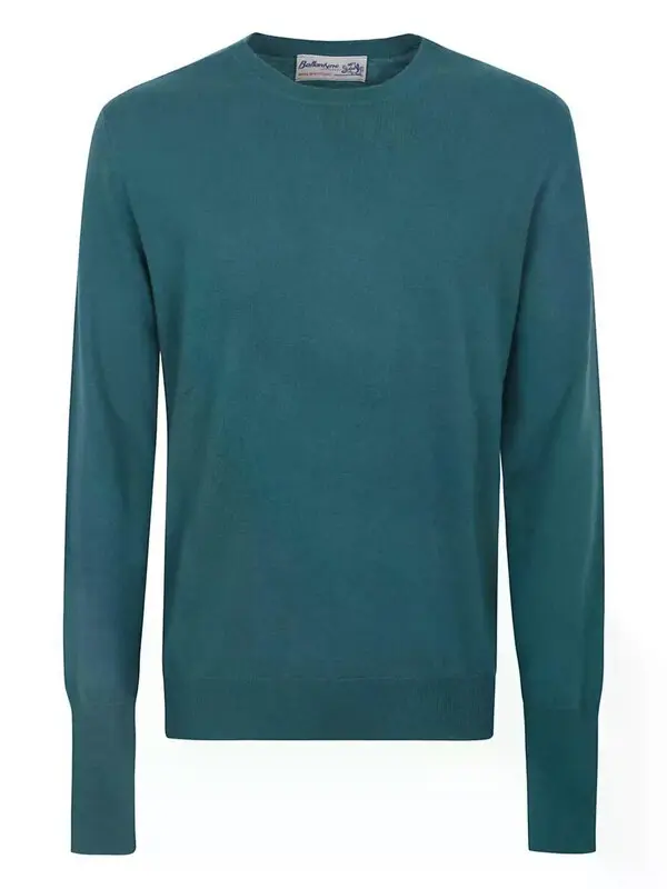 BALLANTYNE Round Neck Cashmere Pullover
