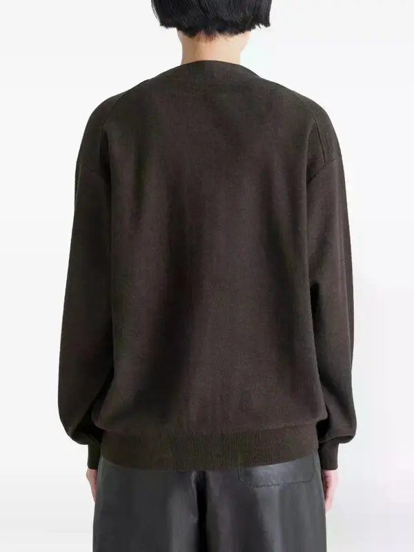 LEMAIRE V-neck Button Cardigan