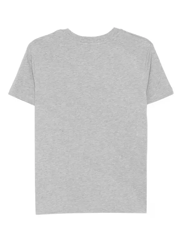 A.p.c. Logo Print Cotton T-shirt - Grey