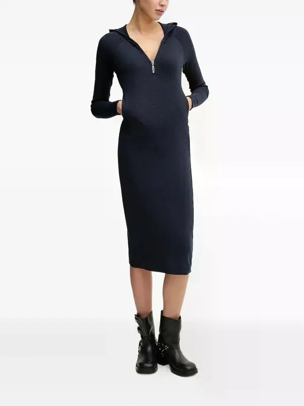 G-star Raw Hooded Zip-front Midi Dress