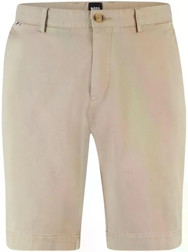 BOSS Cotton-blend Gabardine Shorts