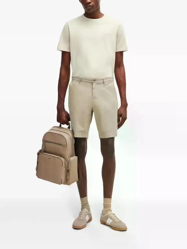 BOSS Cotton-blend Gabardine Shorts