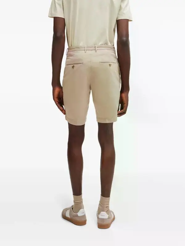 BOSS Cotton-blend Gabardine Shorts
