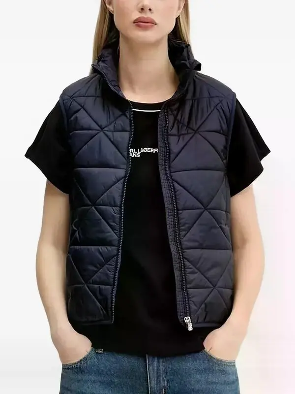 Hugo Quilted Diamond-pattern Vest