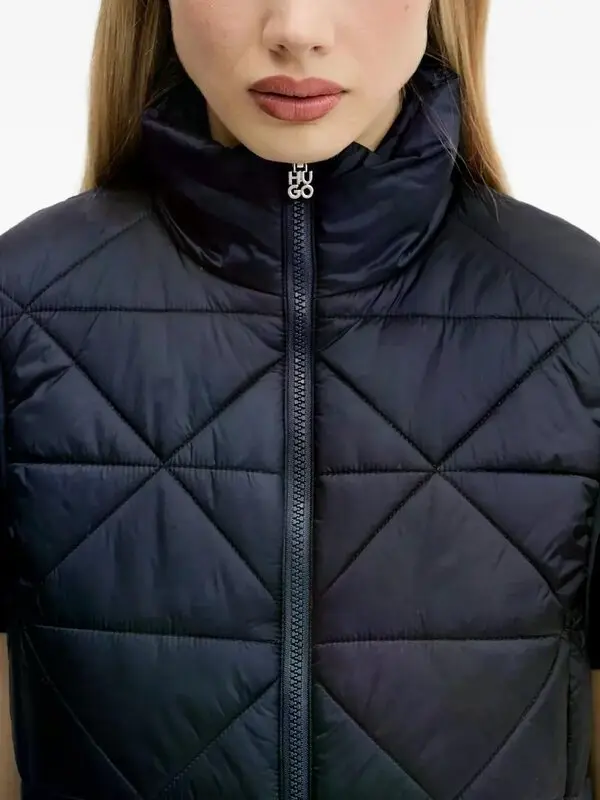 Hugo Quilted Diamond-pattern Vest