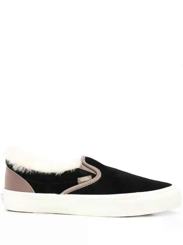 VANS Shearling Trim Slip-on Sneakers