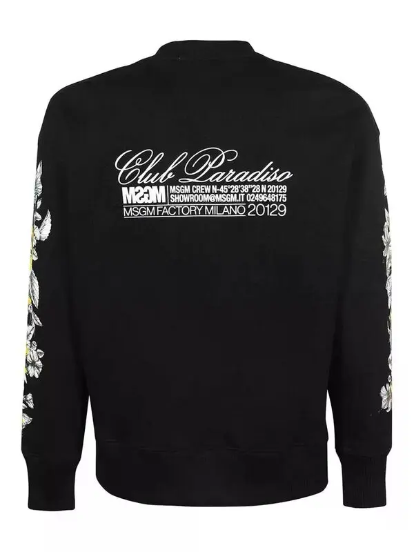 MSGM Graphic-print Sweatshirt