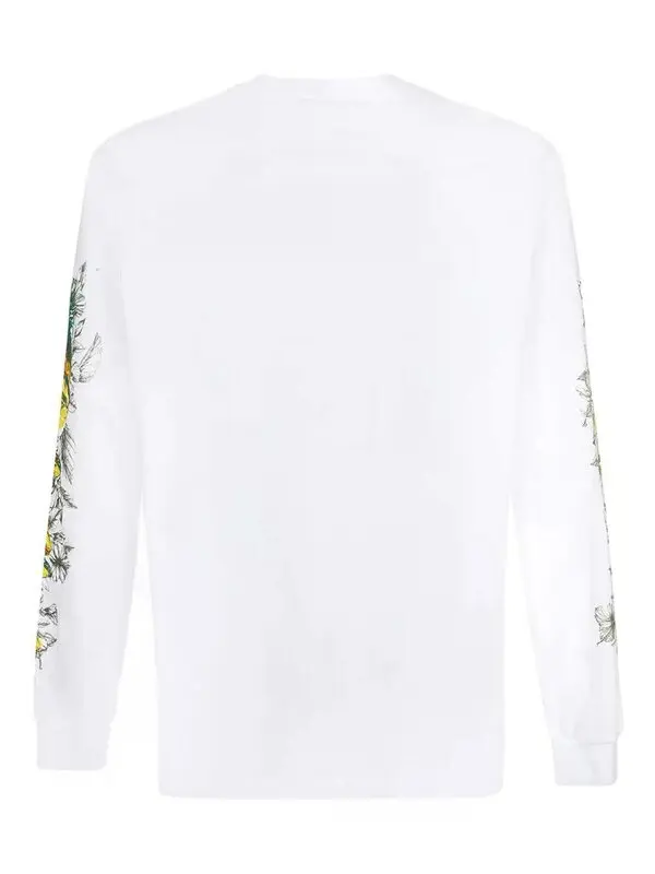 MSGM Long-sleeve Fruit-print T-shirt