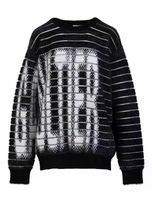 JEAN PAUL GAULTIER Striped Graphic Sweater