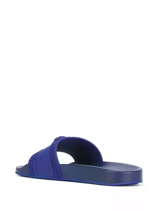 Versace Medusa Pool Slides - Blue