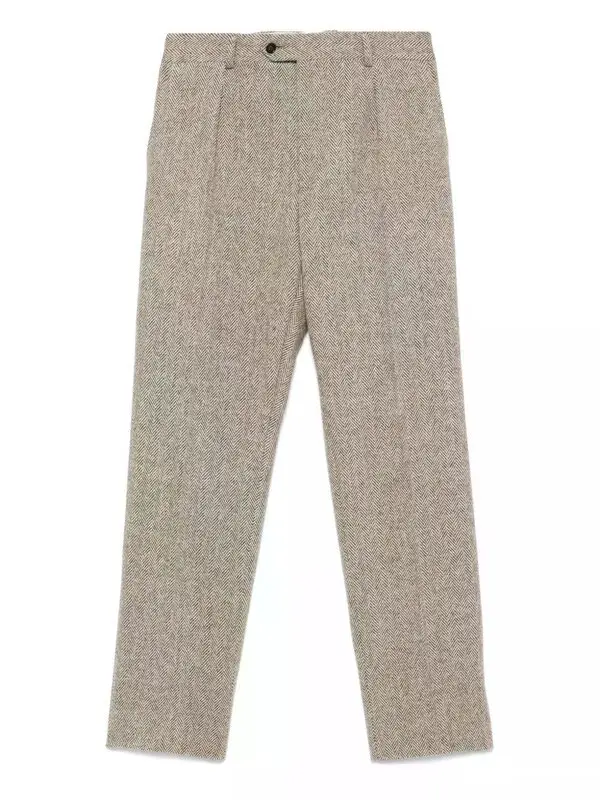 FURSAC Virgin Wool Straight-leg Trousers