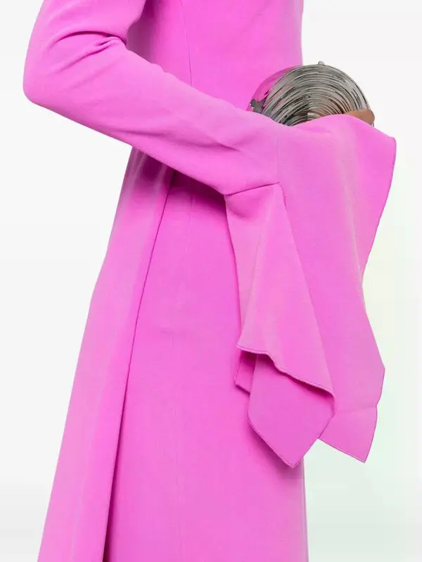 Solace London Blake Bell-sleeve Maxi Dress - Pink