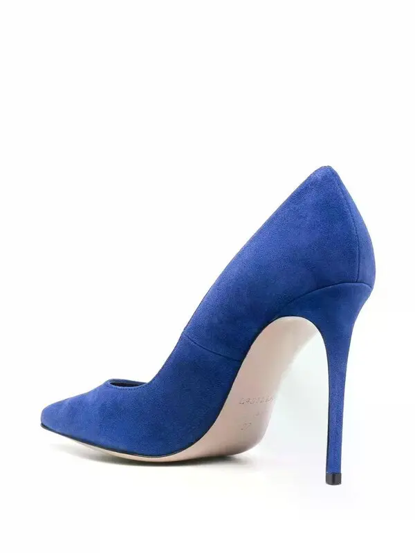 LE SILLA 100mm Suede Pointed Toe Pumps