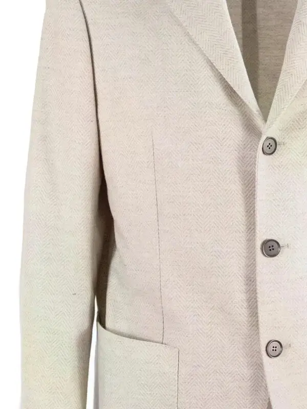 SARTORIO NAPOLI Herringbone Single-breasted Blazer