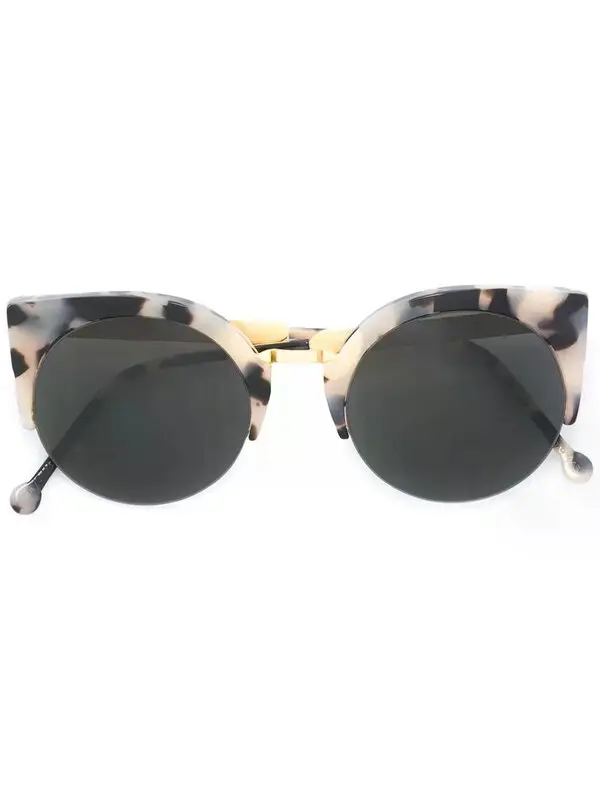 RETROSUPERFUTURE Lucia Francis Puma Sunglasses - Black