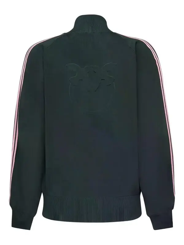 Pinko Zip-up Sweatshirt With Stripe Detail
