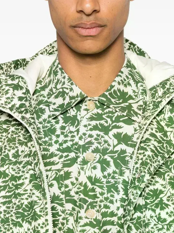 FURSAC Leaf-print Shirt