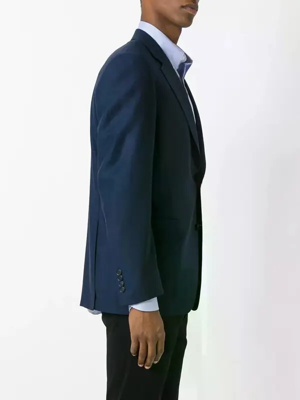 Canali Two Button Blazer - Blue