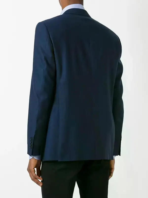 Canali Two Button Blazer - Blue