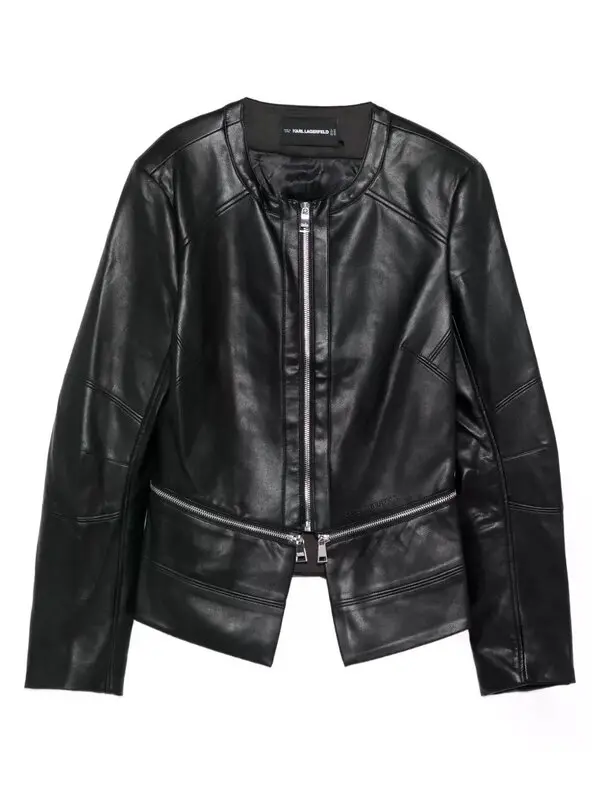 Karl Lagerfeld Zip-front Panelled Jacket