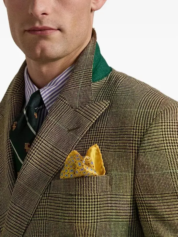 Polo Ralph Lauren Double-breasted Checked-pattern Blazer