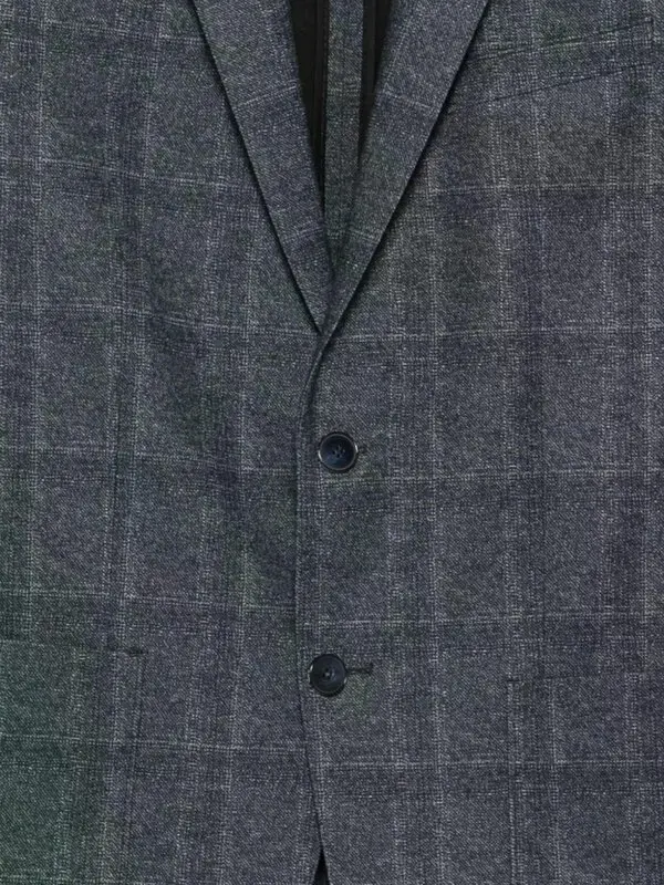 Karl Lagerfeld Checked Two-button Jacket