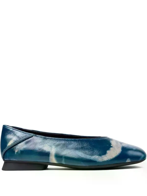 Camper Casi Myra Cloud-print Leather Ballet Flats