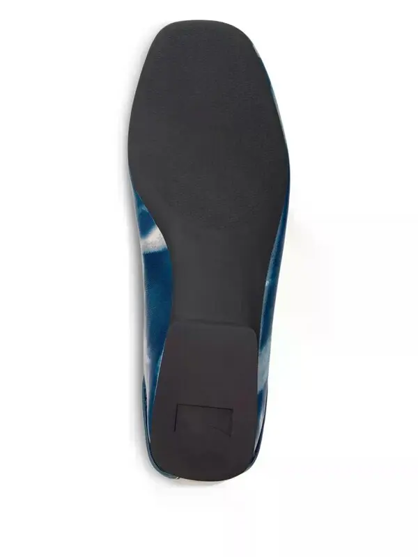 Camper Casi Myra Cloud-print Leather Ballet Flats