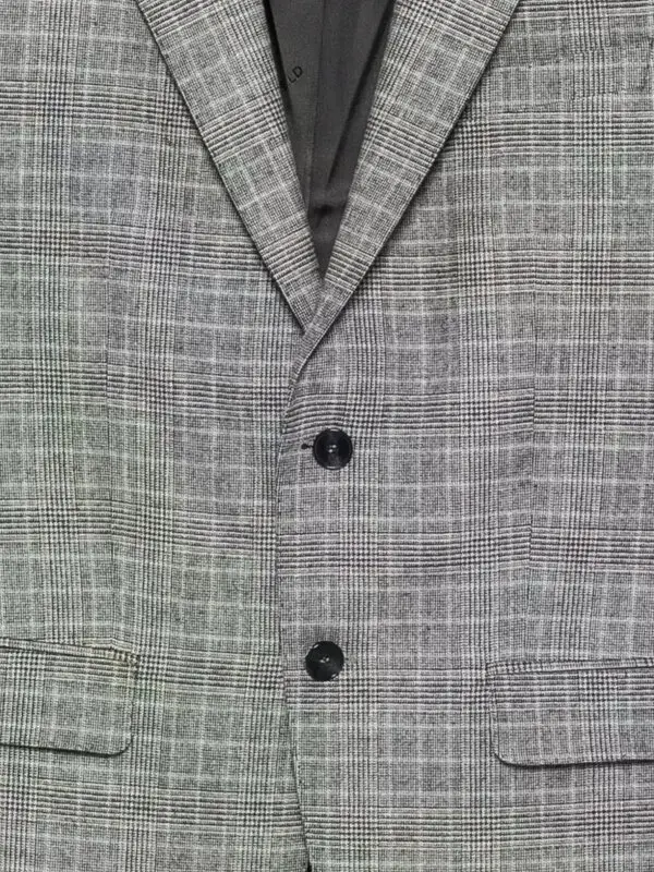 Karl Lagerfeld Checked Two-button Jacket