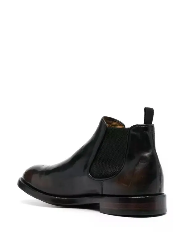 Officine Creative Temple 008 Leather Chelsea Boots - Black