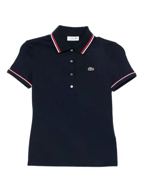 Lacoste Logo-embroidered Polo Shirt - Blue