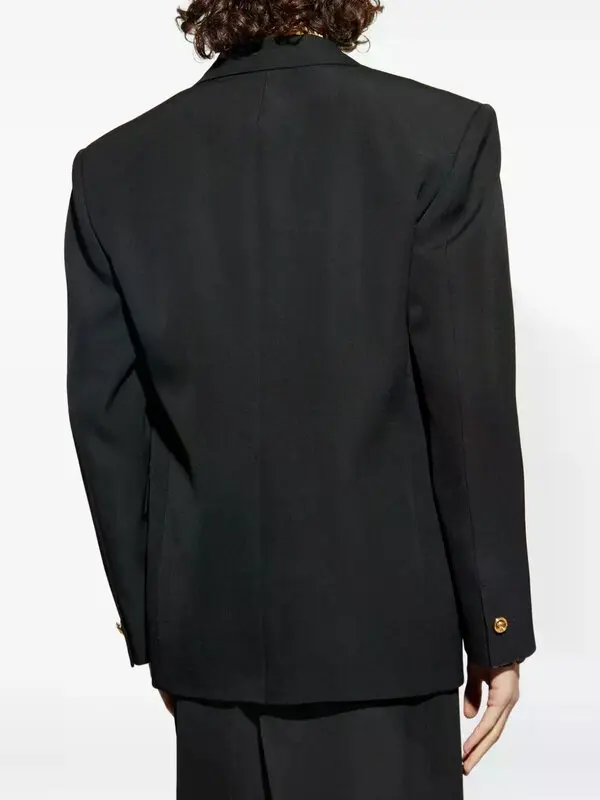 Versace Gold-button Wool Blazer