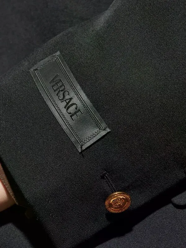 Versace Gold-button Wool Blazer