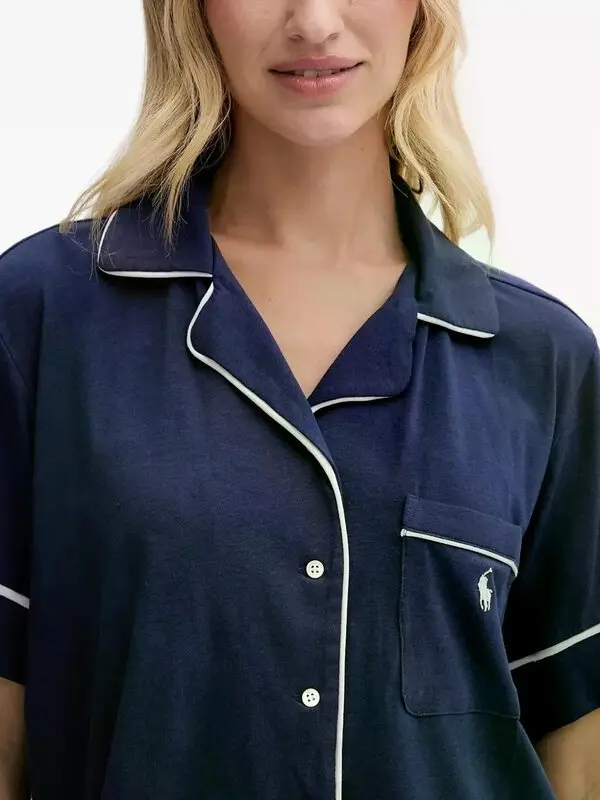 Polo Ralph Lauren Piped-trim Pajama Set