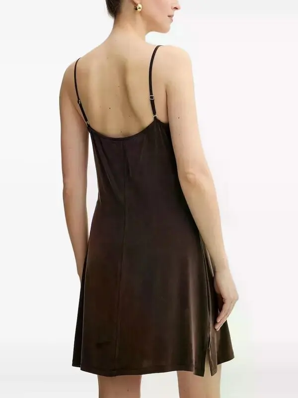 Versace Cowl-neck Mini Dress