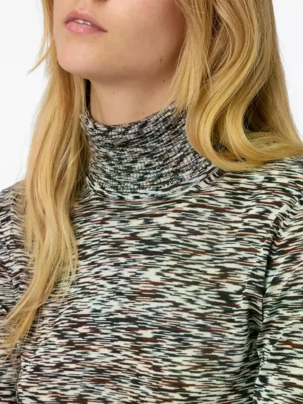 Missoni Stripe-pattern Turtleneck Sweater