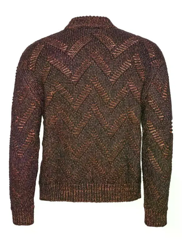 Henrik Vibskov Diamond Pattern Turtleneck Sweater