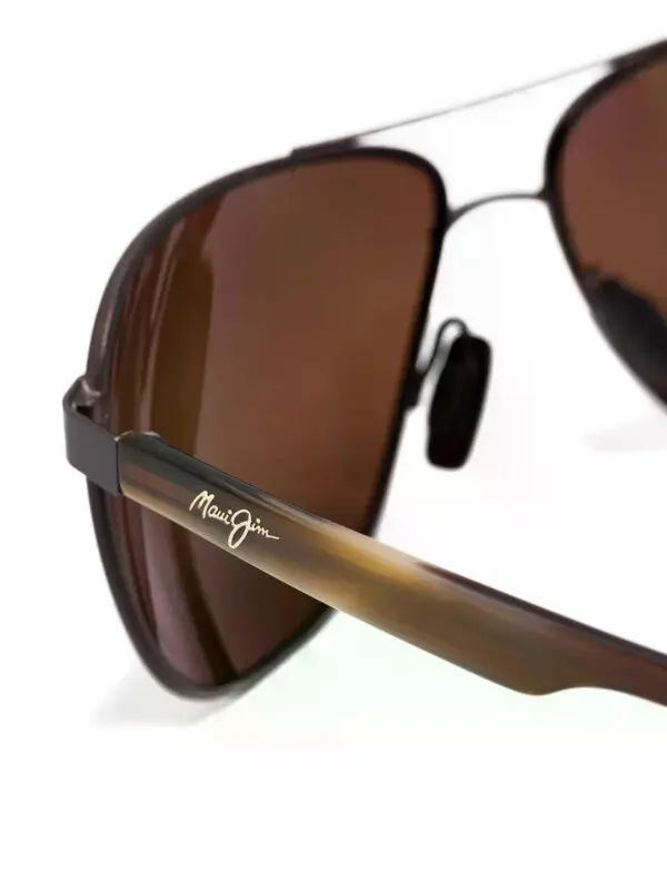 Maui Jim Castles Pilot-frame Sunglasses - Brown