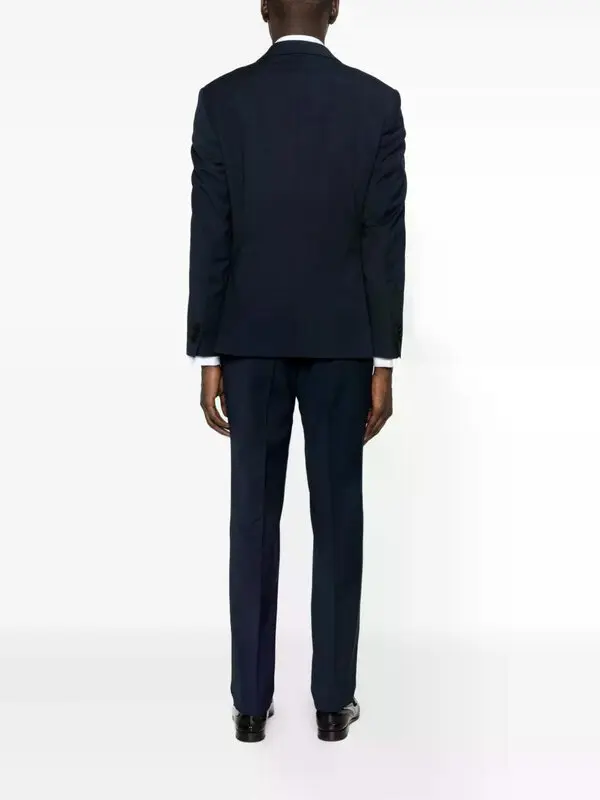 MANUEL RITZ Peak-lapel Single-breasted Dinner Suit - Blue