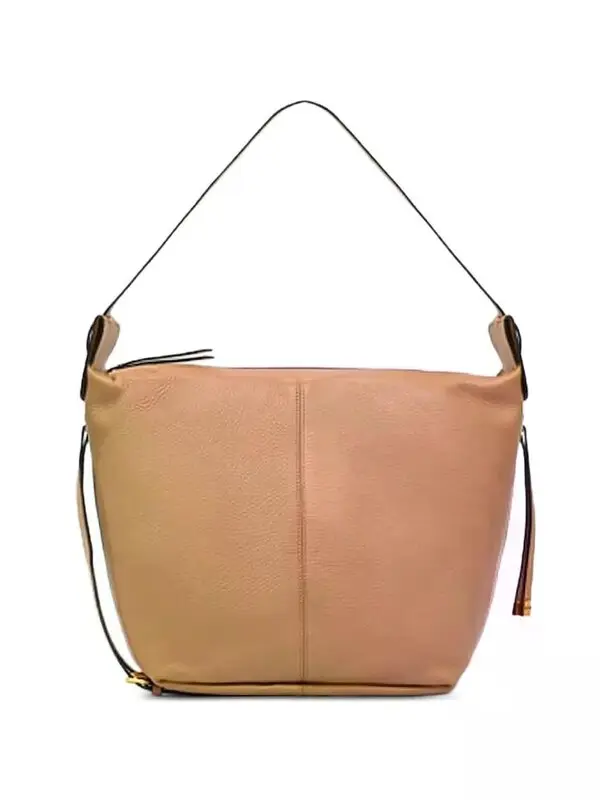 GIANNI CHIARINI Leather Tote Bag With Buckle Fastening