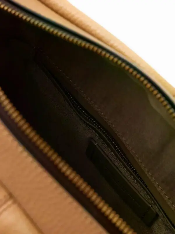GIANNI CHIARINI Leather Tote Bag With Buckle Fastening