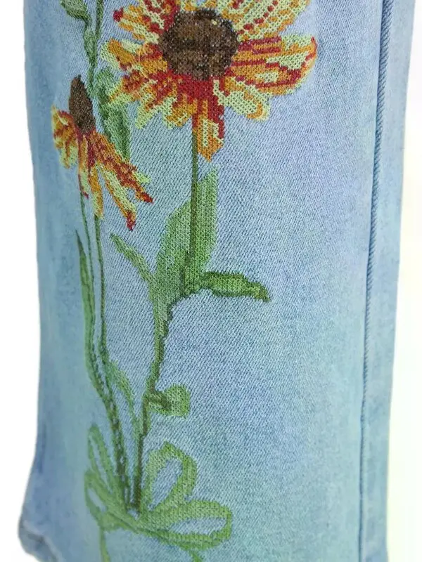 Desigual Embroidered Jeans