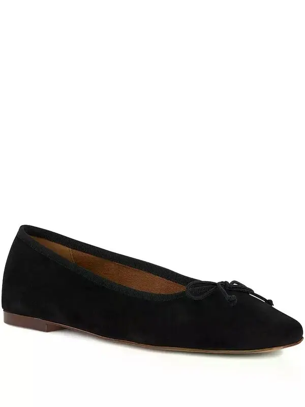 Geox Marsilea Bow-detail Ballet Flats - Black