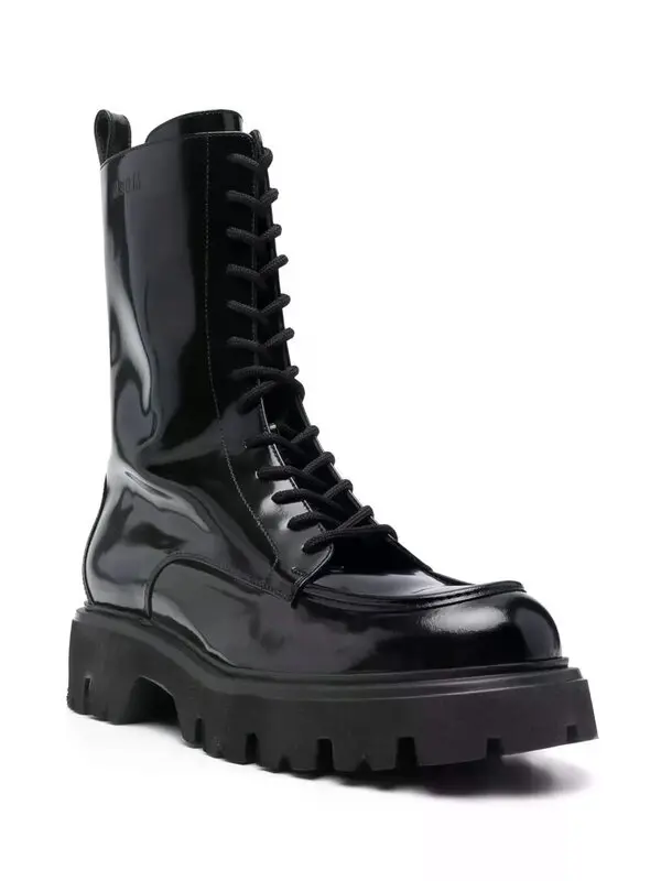 MSGM Lace-up Ankle Boots