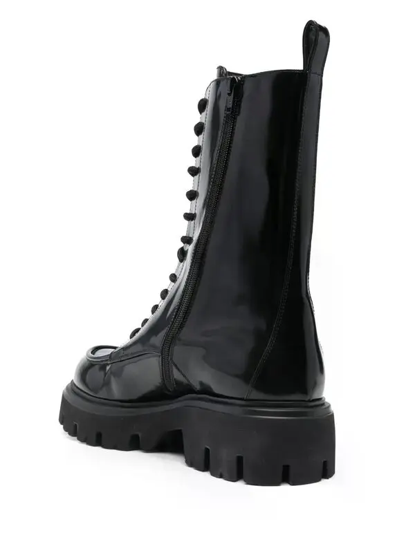 MSGM Lace-up Ankle Boots