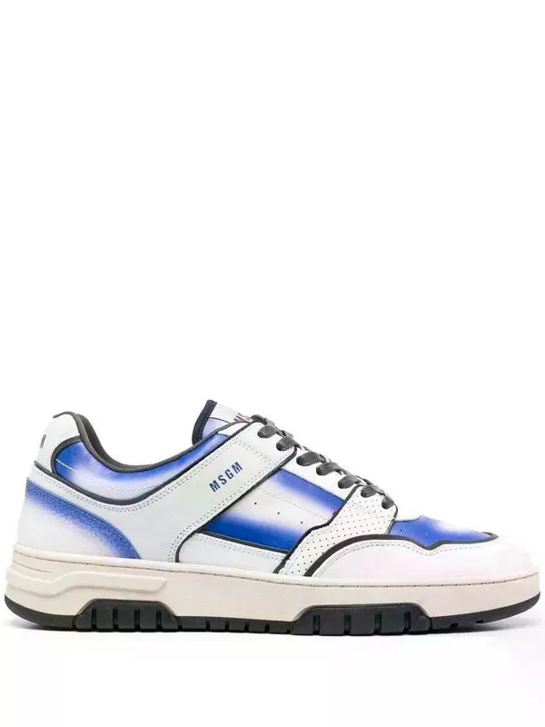 MSGM Calf Leather Sneakers