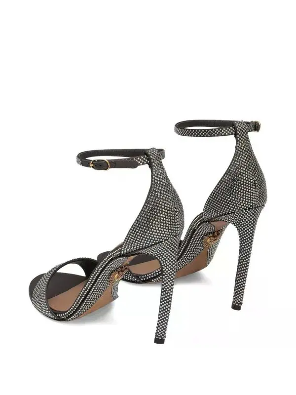 Dolce & Gabbana 105mm Rhinestone Ankle-strap Sandals