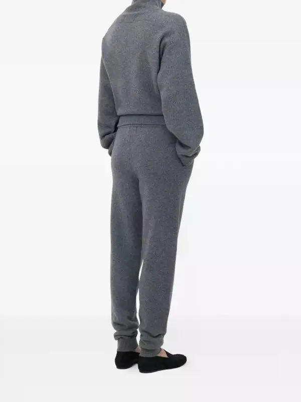 Loulou De Saison Elasticated Cuffed Cashmere Trousers