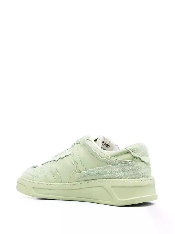 MSGM Panelled Low-top Sneakers - Green